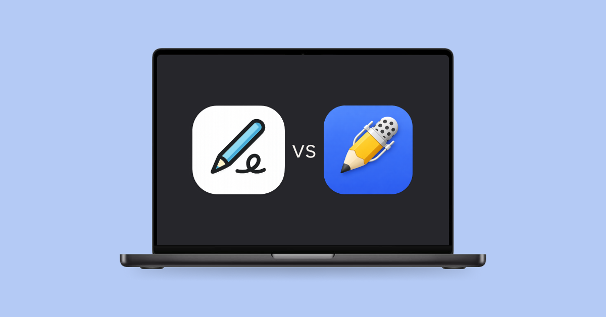 GoodNotes vs Notability: Full comparison for Mac and iPad users (2026)