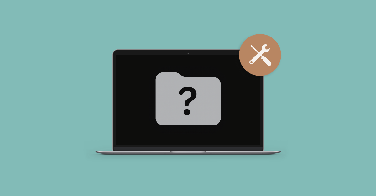 How to fix the Mac question mark folder