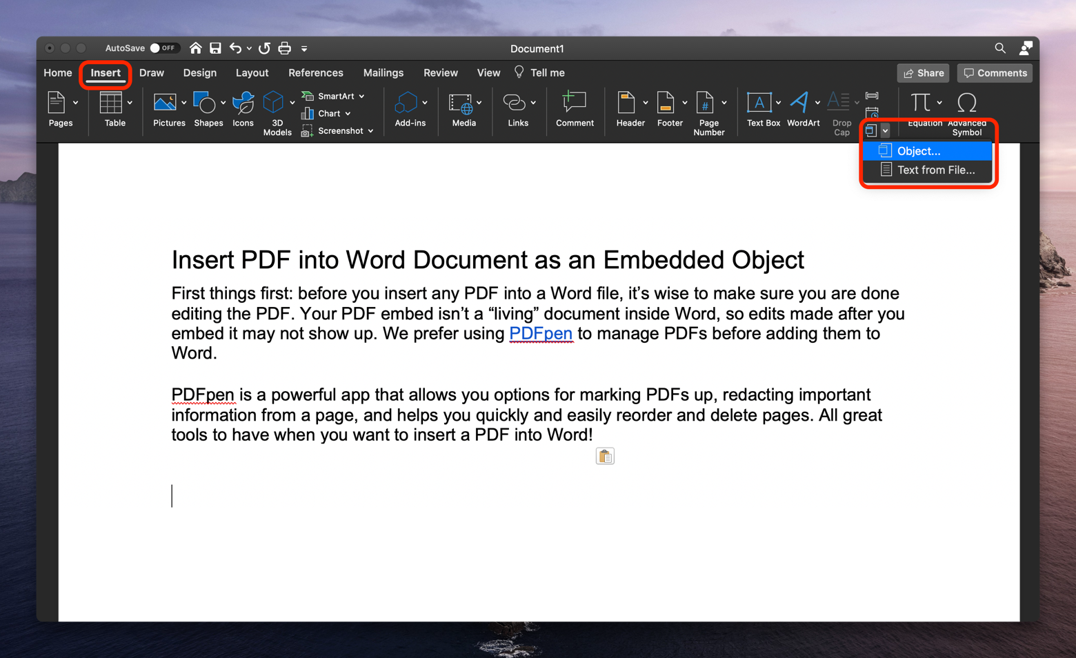 How To Insert PDF Into Word Documents The Right Way