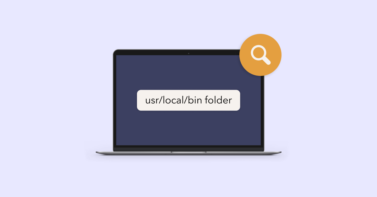 How to open the hidden usr/local/bin folder on Mac