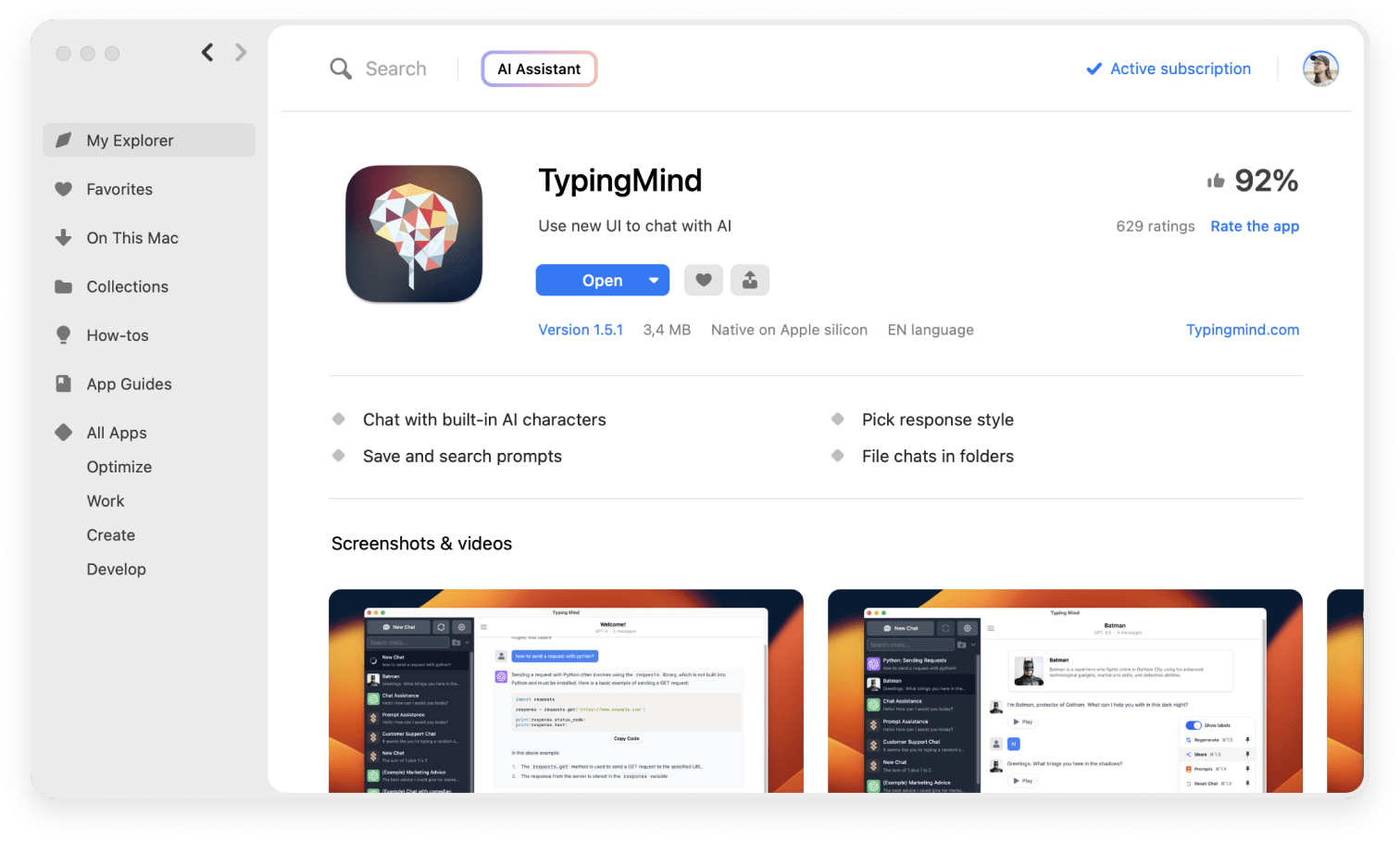 Setapp | Chatea con la IA
