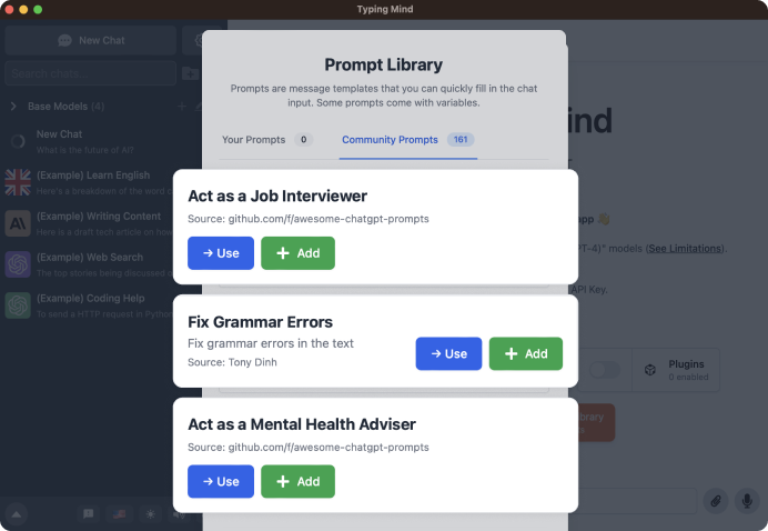 Setapp | Converse com IA