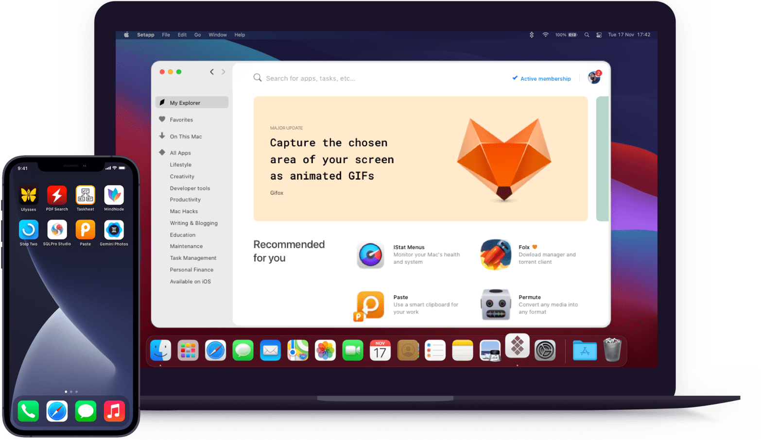 Capto on Setapp | Make a video of your screen